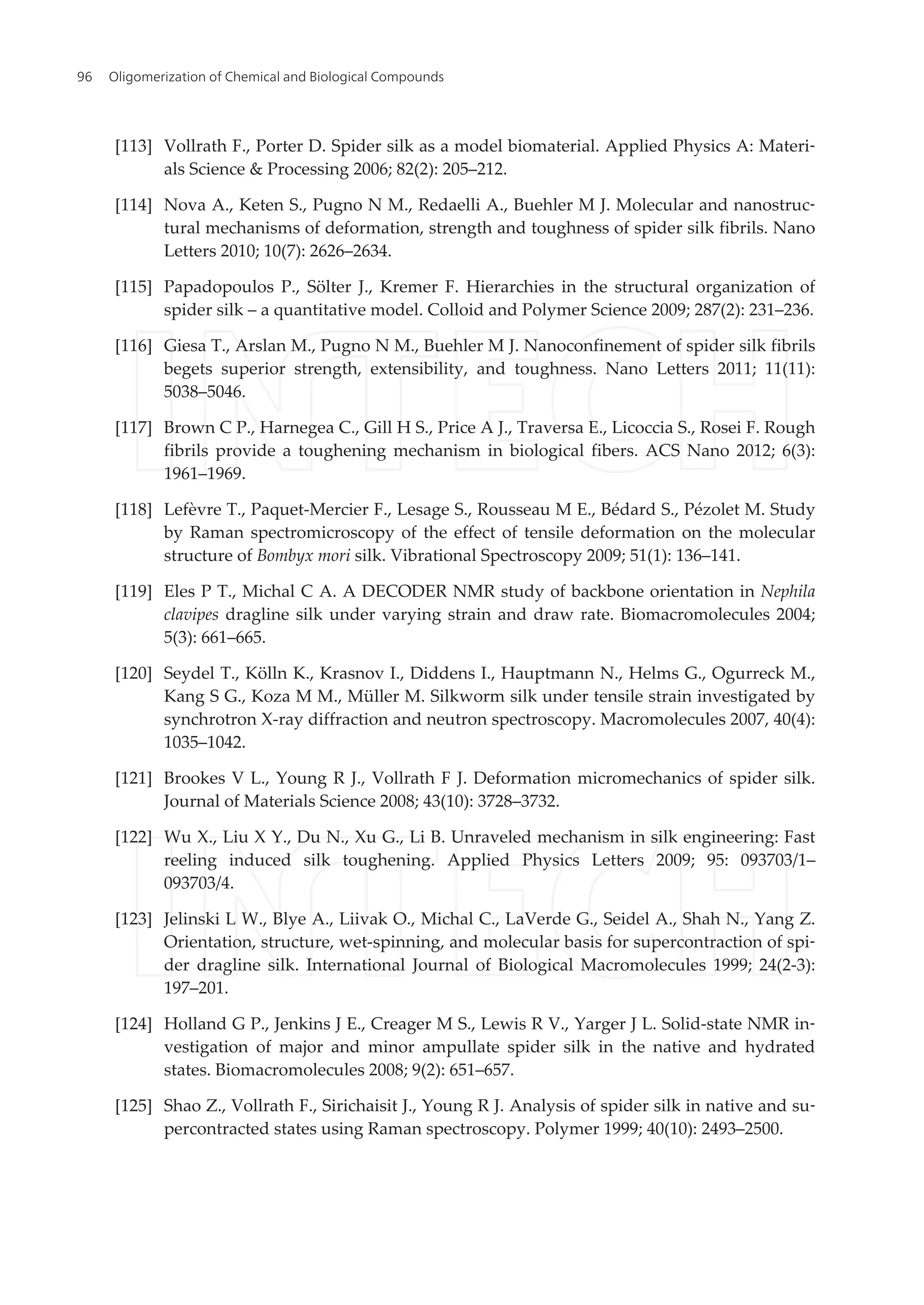 Silk fiber — molecular formation mechanism, structure property ...