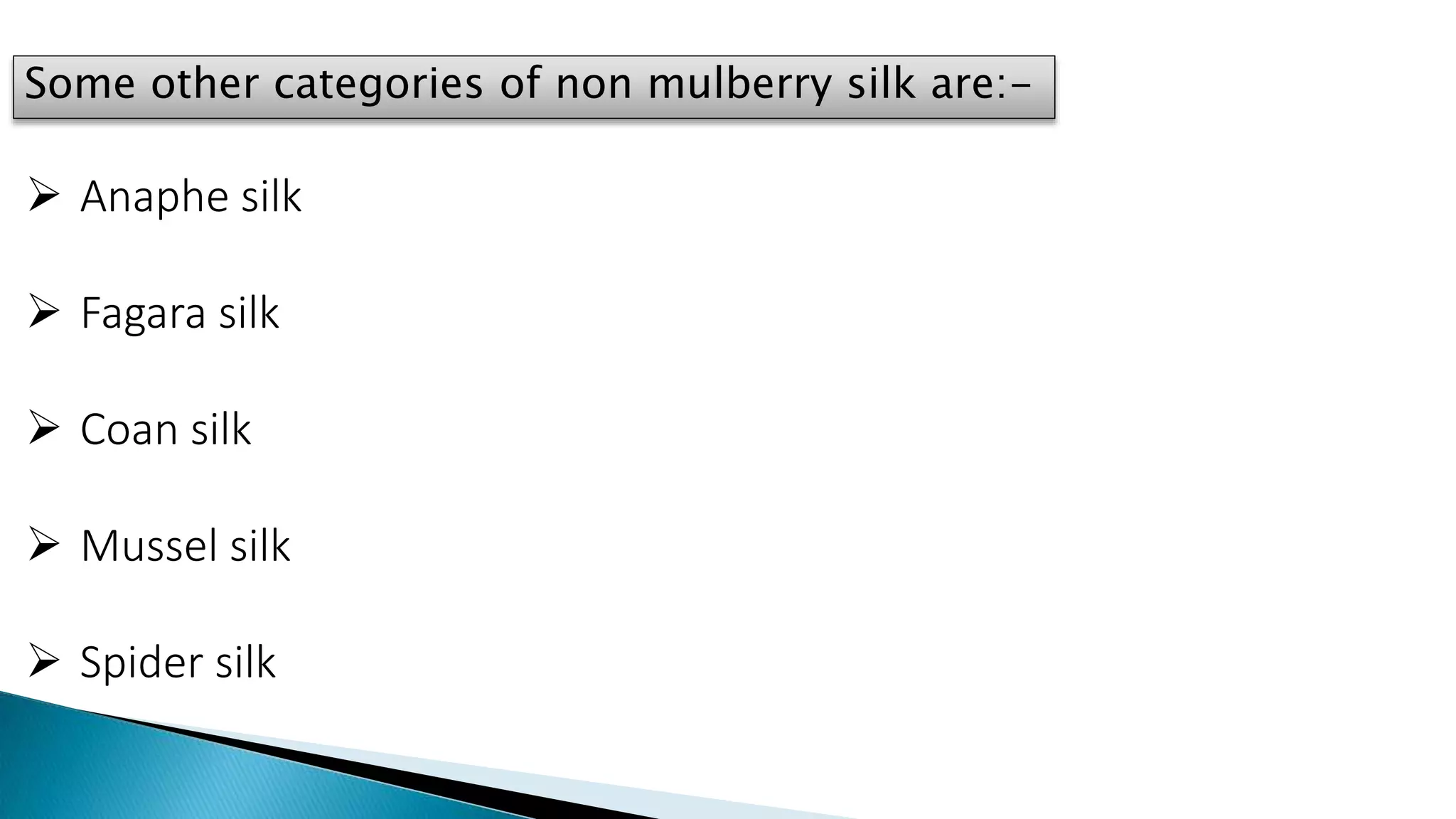 BASICS OF SILK FINISHING | PPT