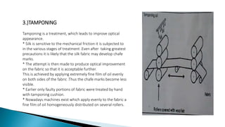 BASICS OF SILK FINISHING | PPT