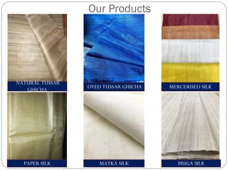 Handloom Organic Silk Fabric | PPT