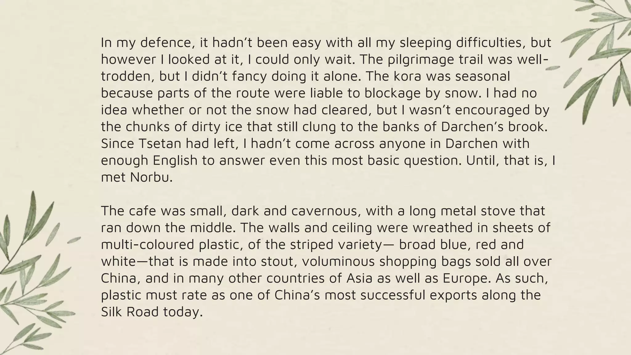 Silk Road English Chapter Grade 11 CBSE | PPTX