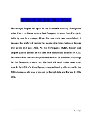 Silk Route: 12 Magical Treasures of Trade and Culture.docx