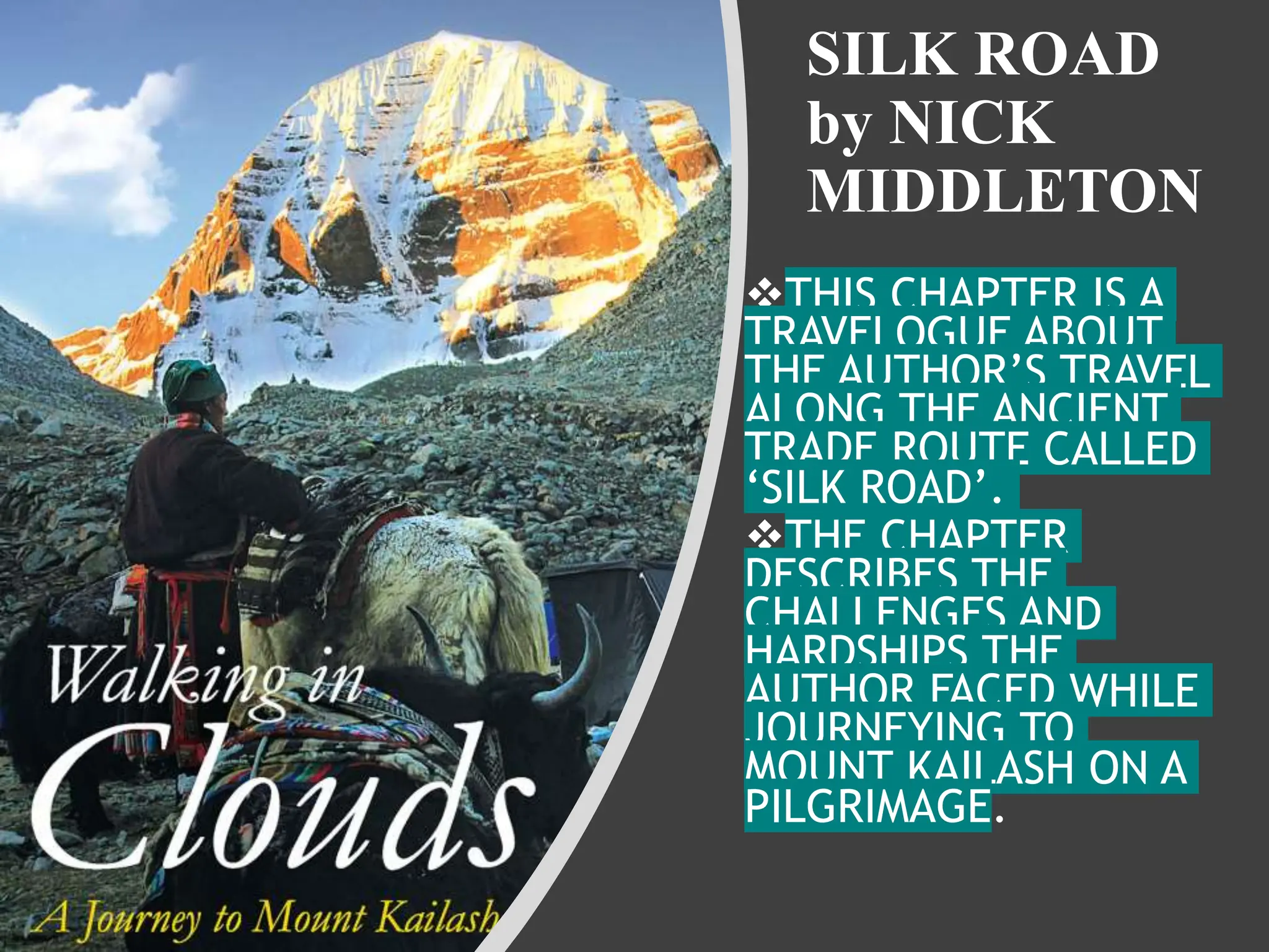 SILK ROAD PPT this is a chapter from class 11 CBSE . | PPTX