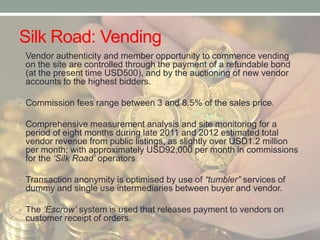 Silk road presentation International Conference on Novel Psychoactive ...