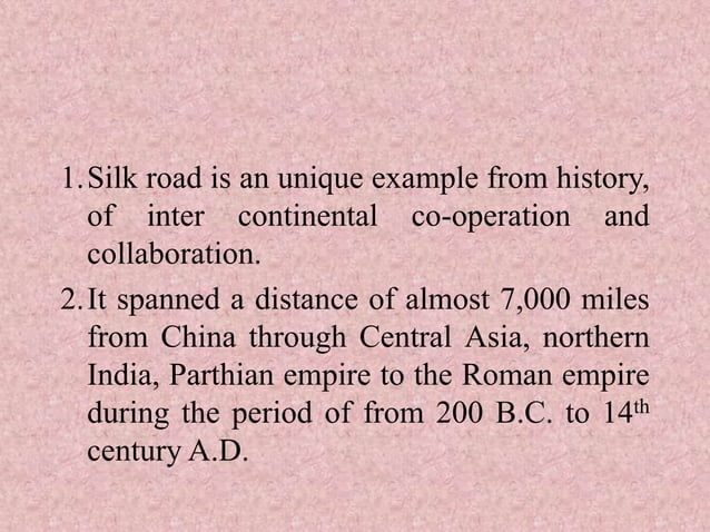 SILK ROUTE.ppt