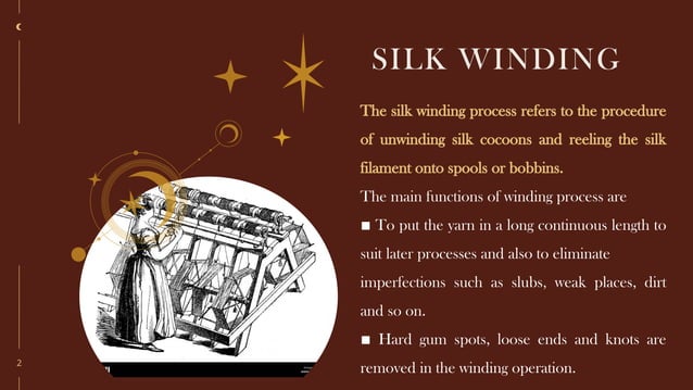 SILK WINDING PROCESS AND WINDING MACHINES.pptx