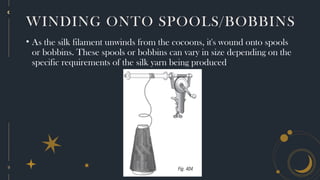 SILK WINDING PROCESS AND WINDING MACHINES.pptx