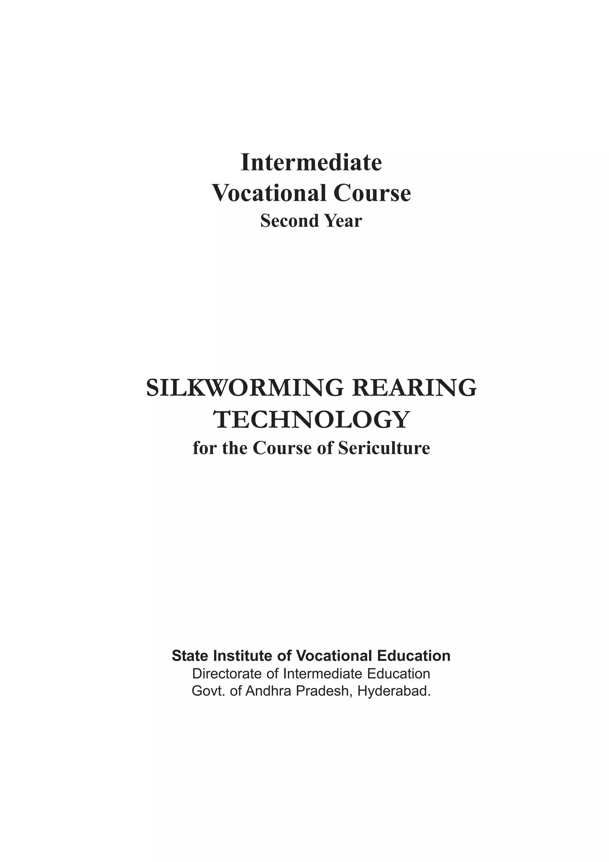 Silkworm rearing technology | PDF