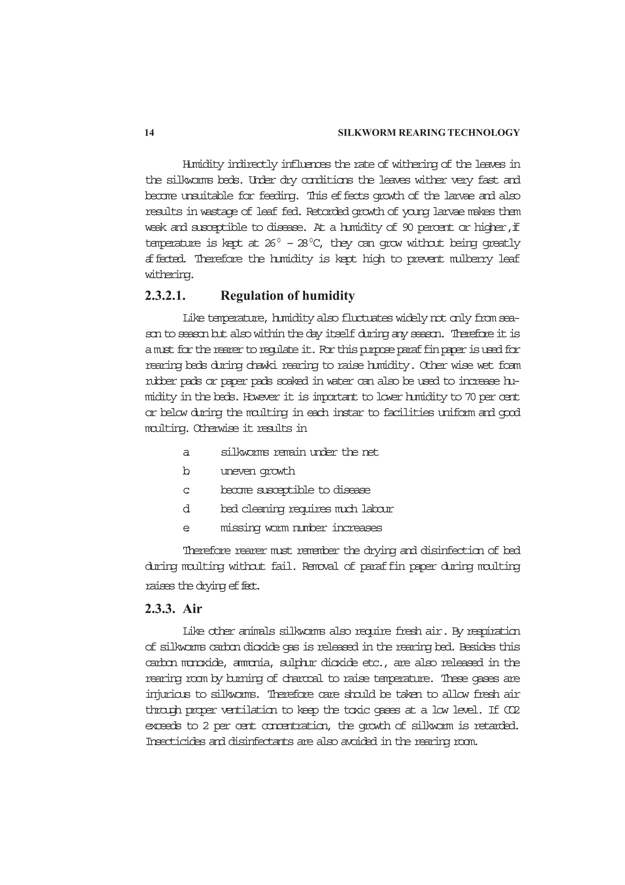 Silkworm rearing technology | PDF