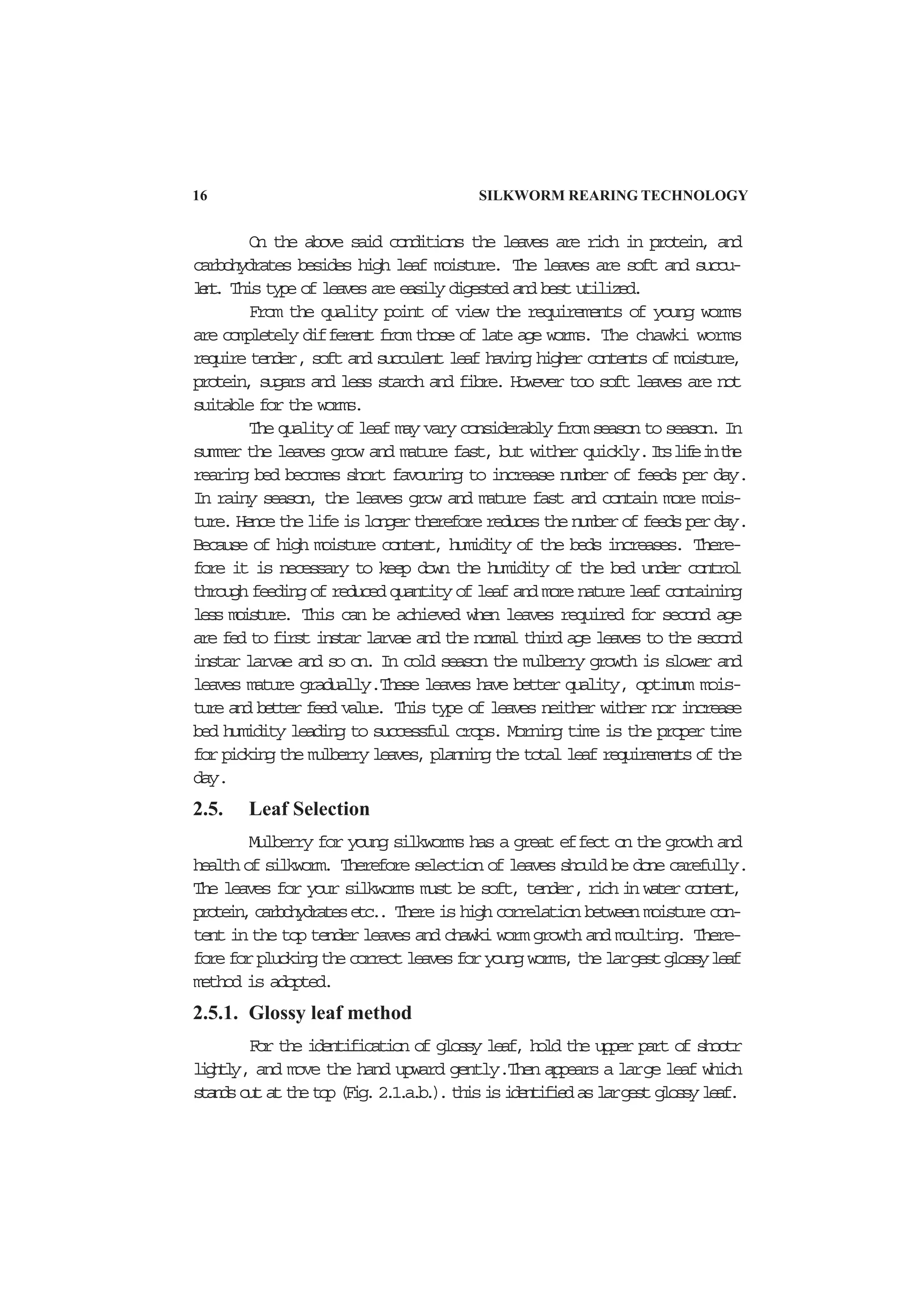Silkworm rearing technology | PDF