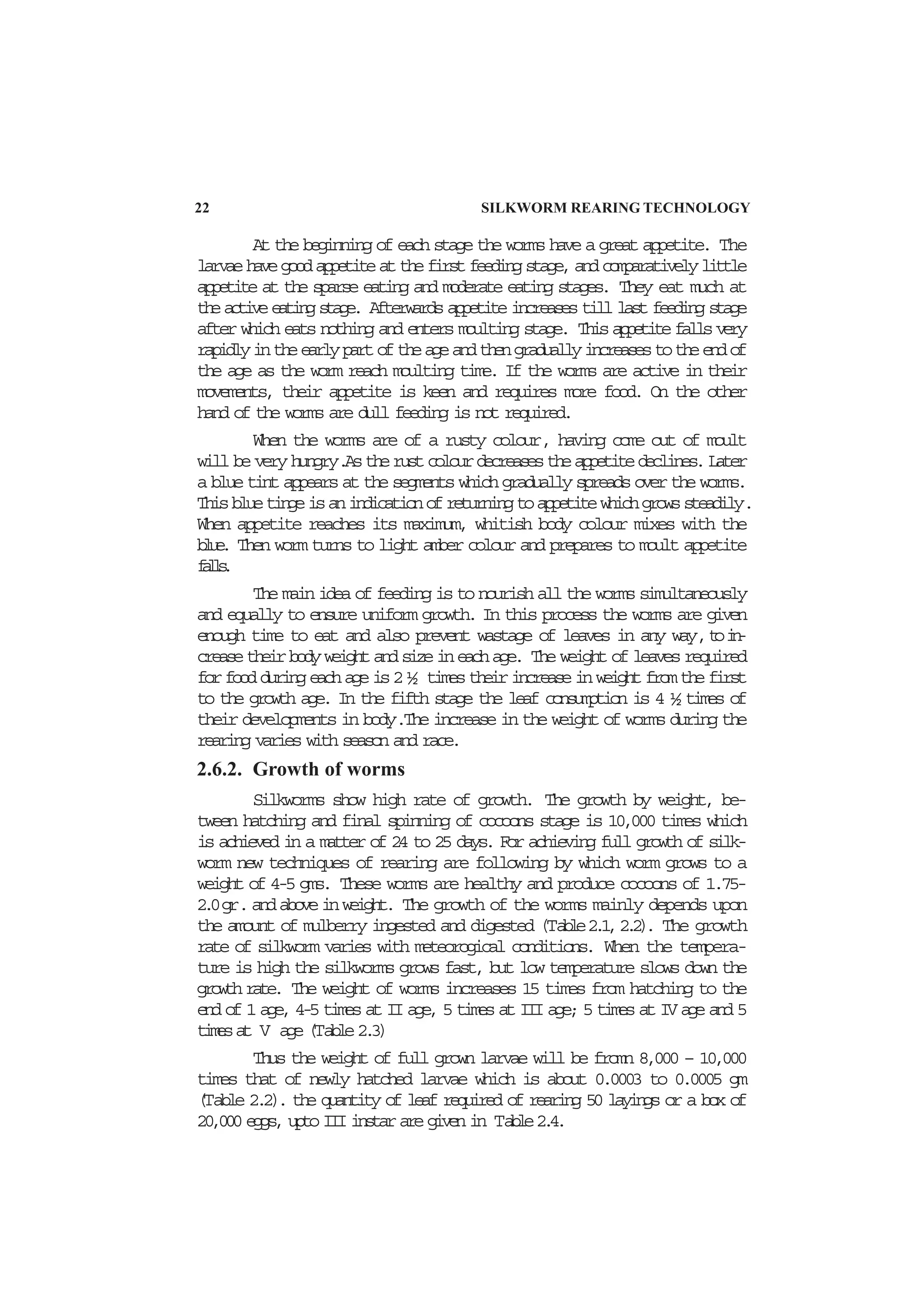 Silkworm rearing technology | PDF