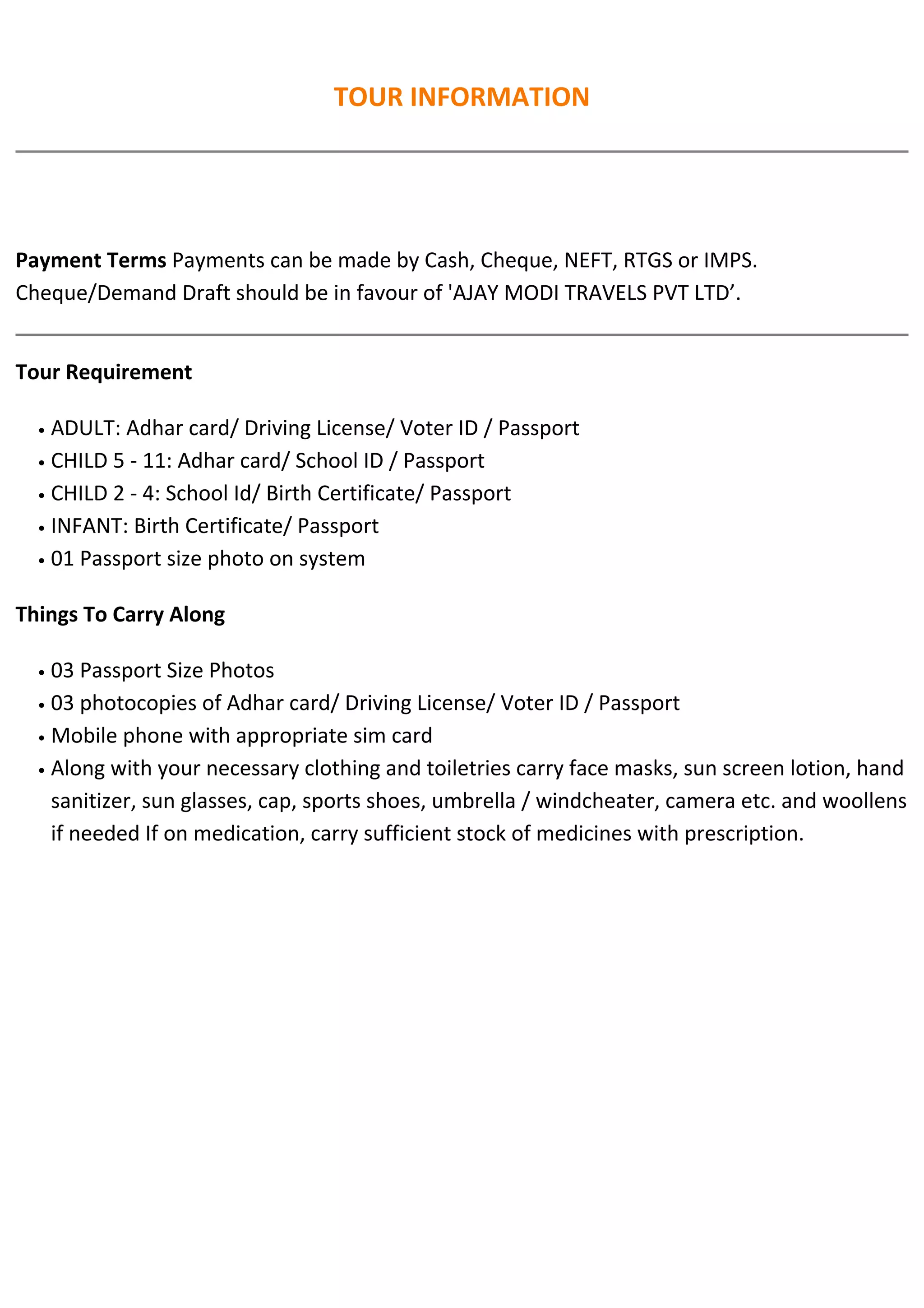 Book Himachal Tour Packages with Ajay Modi Travels | PDF