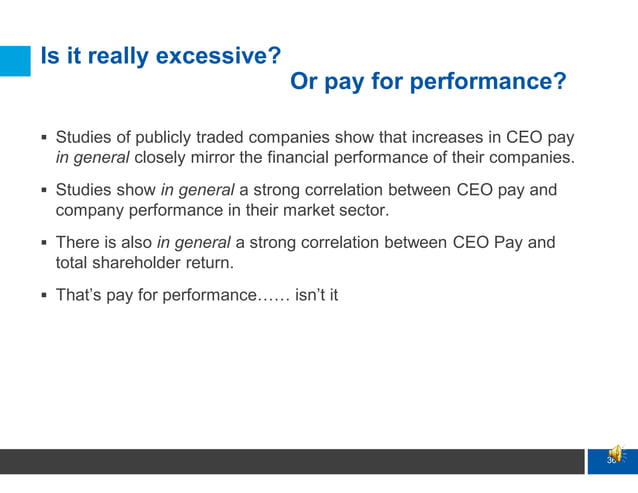 Is Executive Compensation Excessive | PPT