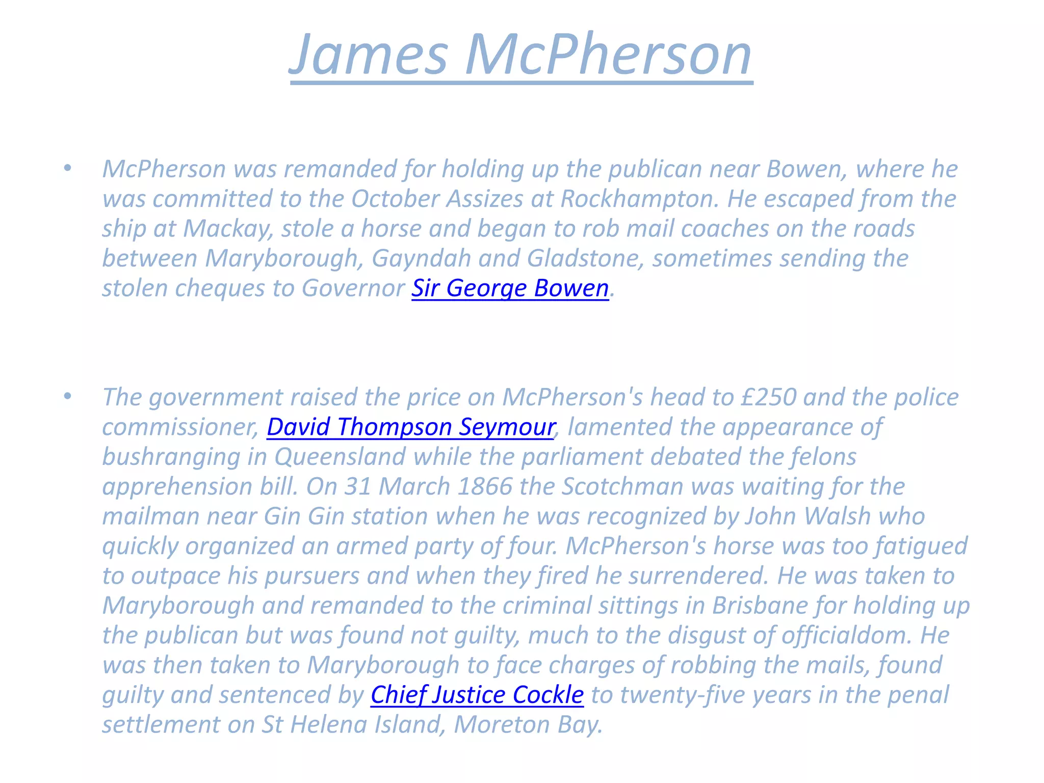 Silly james mc pherson | PPTX