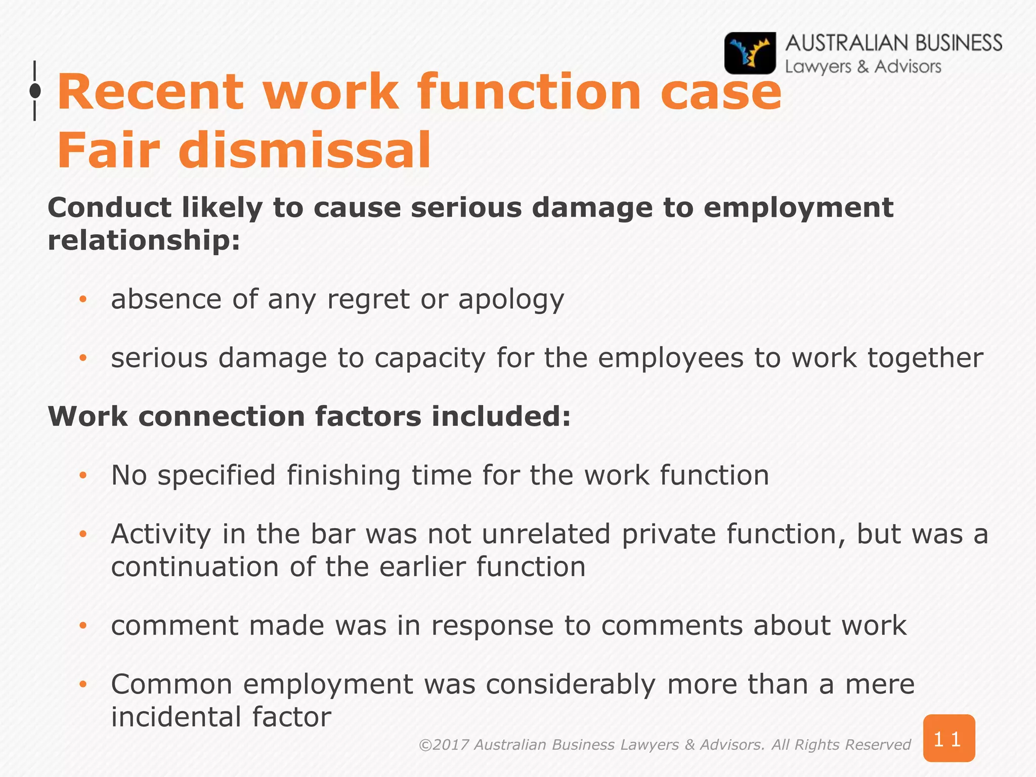 Silly season at work risks and responsibilities | PPTX