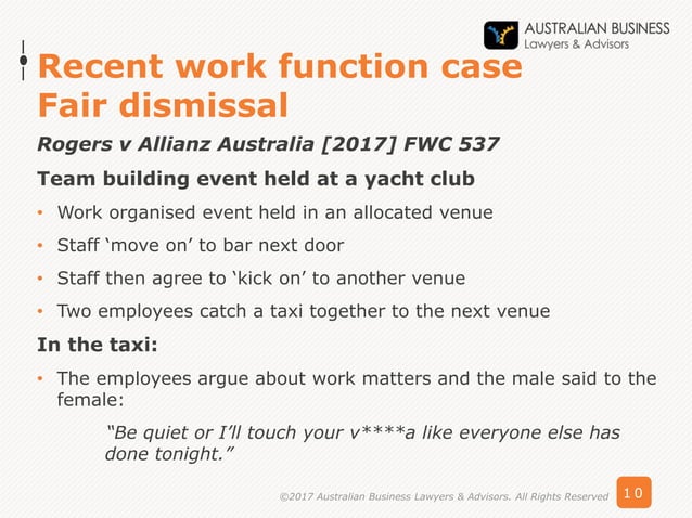 Silly season at work risks and responsibilities | PPTX