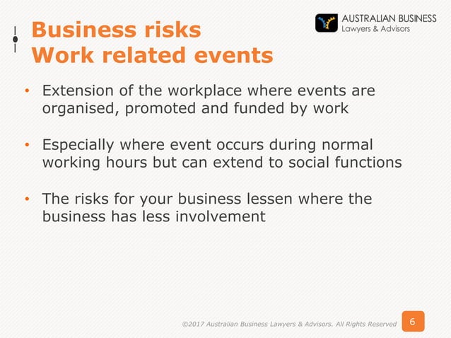 Silly season at work risks and responsibilities | PPTX