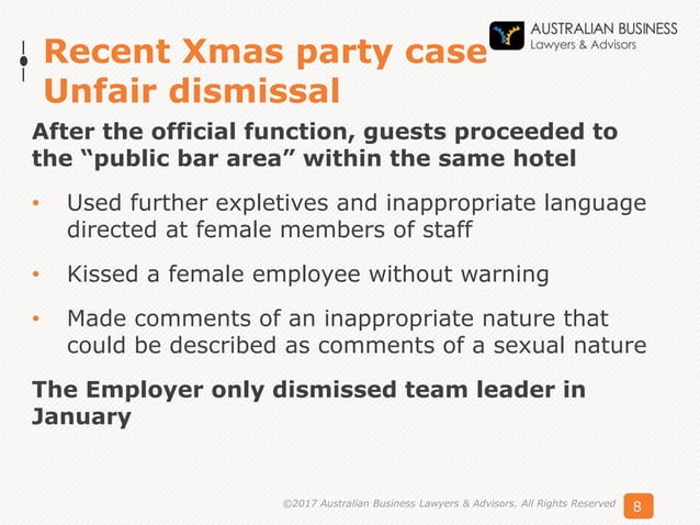 Silly season at work risks and responsibilities | PPTX