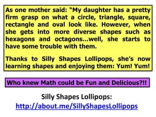 Silly Shapes Geometric Lollipops | PPTX