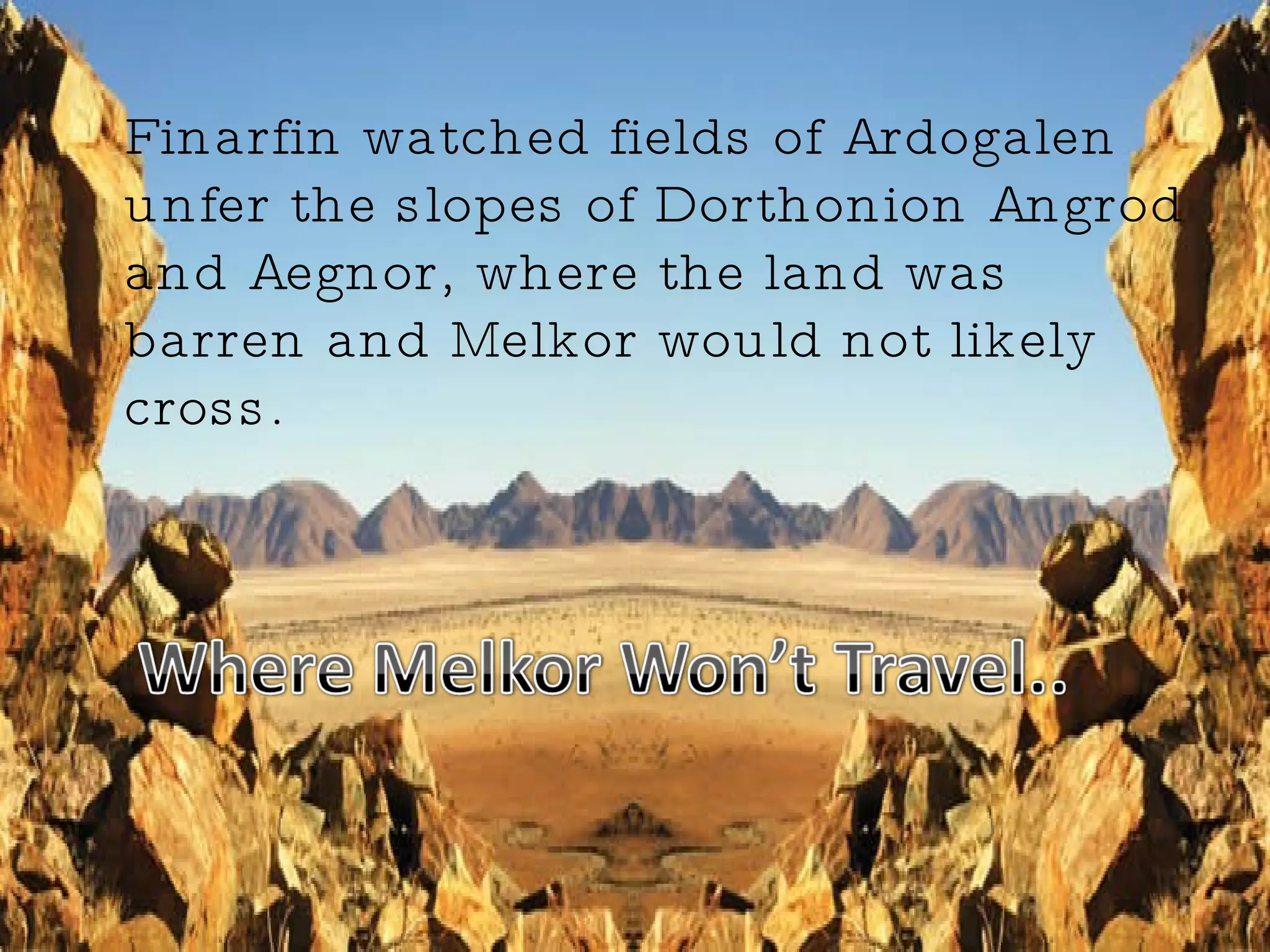 Silmarillion Ch14 Powerpoint[1] | PPT