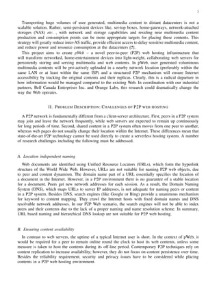 pWeb: A P2P Web Hosting Framework | PDF