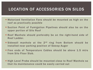 Grain Silo Installation Checklist | PPTX