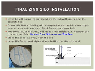 Grain Silo Installation Checklist | PPTX