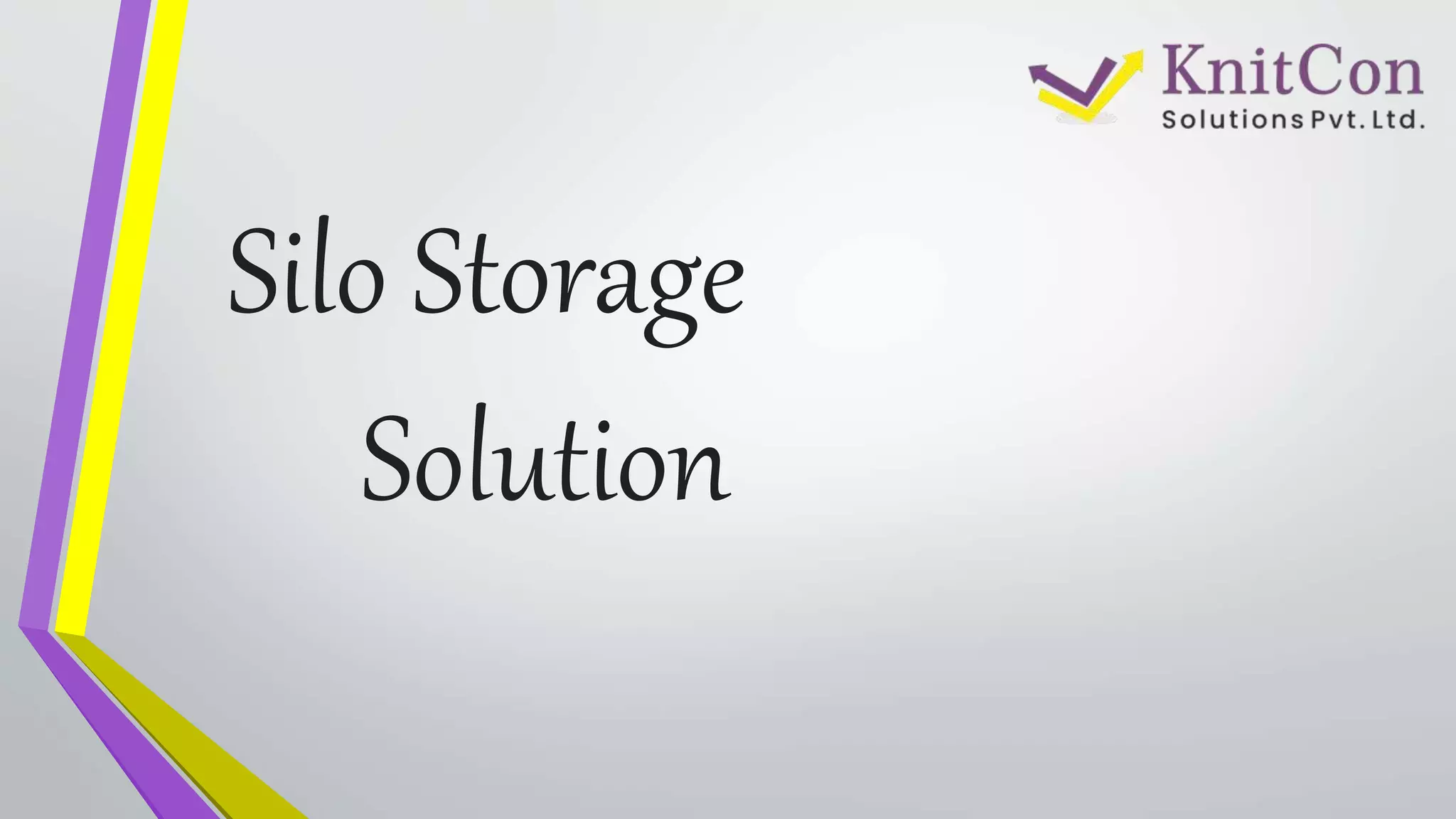 Silo Storage Solution | PPTX