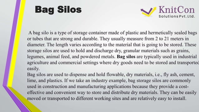 Silo Storage Solution | PPTX | Commodities | Economy