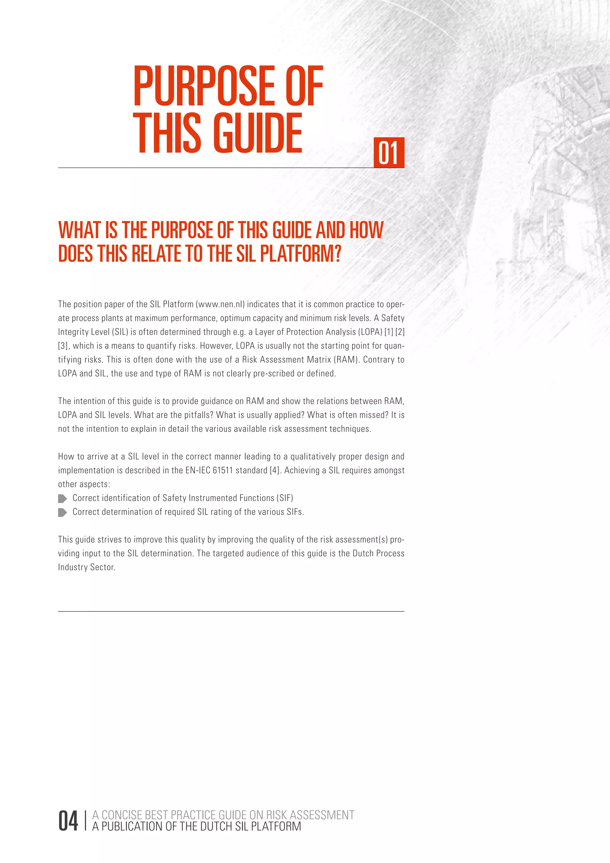 NEN_SIL Platform_Risk matrix guide | PDF