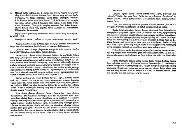 Silsilah wayang purwa mawa carita jilid 5 2 | PDF