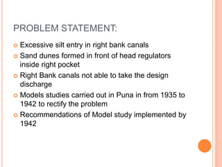 Silt in Canals | PPTX