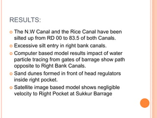 Silt in Canals | PPTX