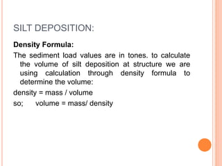 Silt in Canals | PPTX