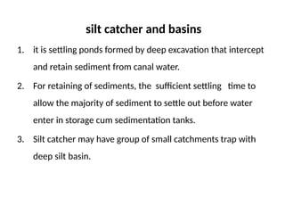 silt catcher unit ppt ppppppppppppppppppp | PPTX