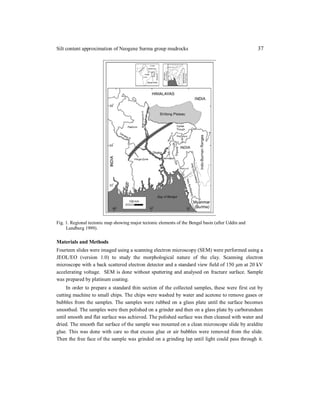 SILT CONTENT APPROXIMATION OF NEOGENE SURMA GROUP MUDROCKS, SITAKUND ...