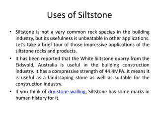 Siltstone - a complete guide | PPT
