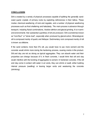 Silt test | DOCX