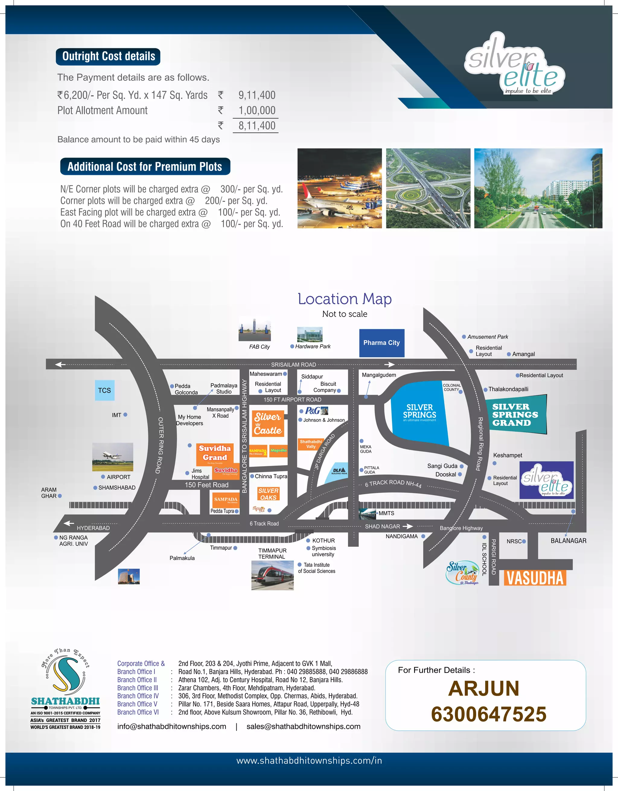 Shathabdhi Townships Silver Elite Project at Balanagar | PDF