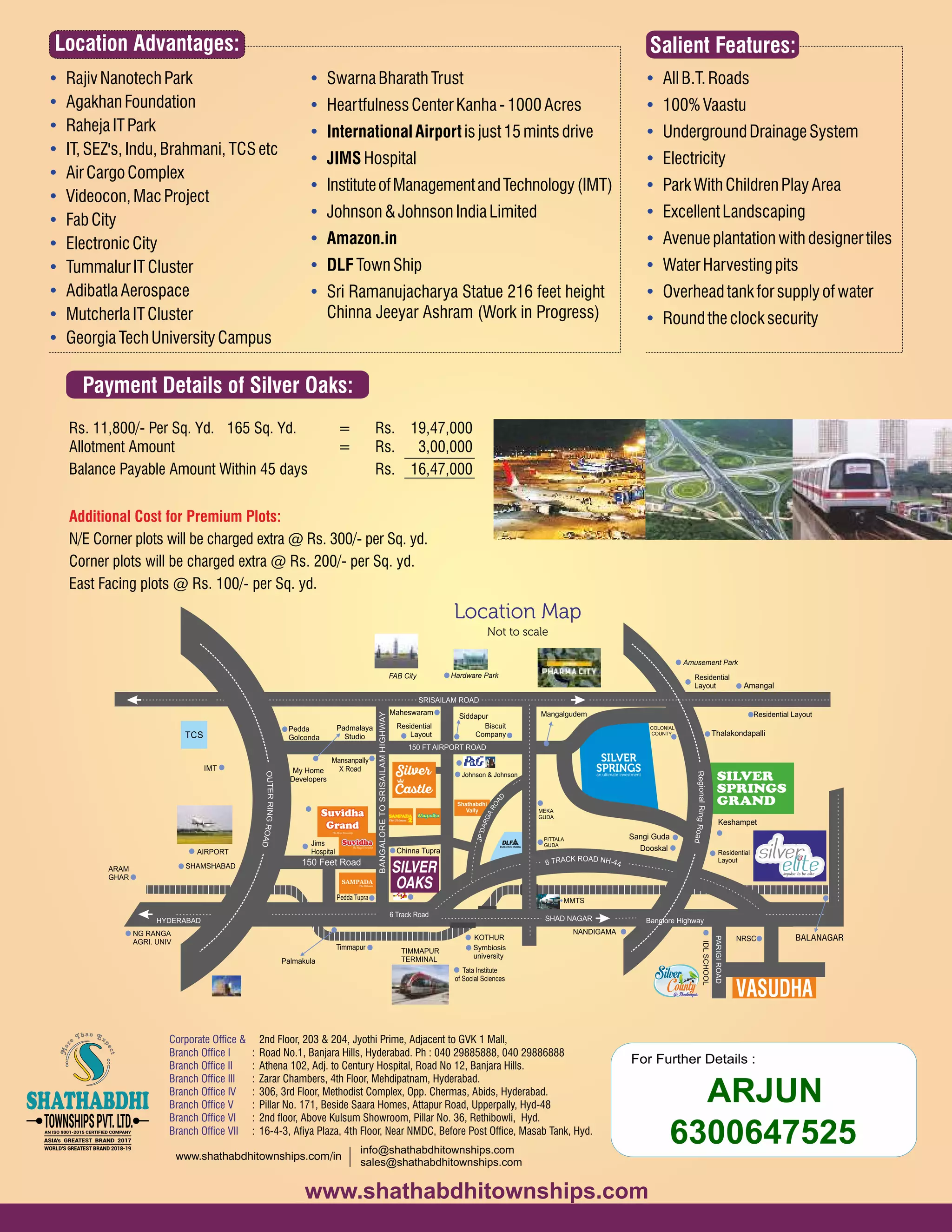 Shathabdhi Townships Silver Oaks III Phase Brochure | PDF