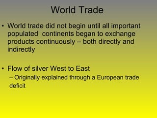 Silver and world trade | PPT