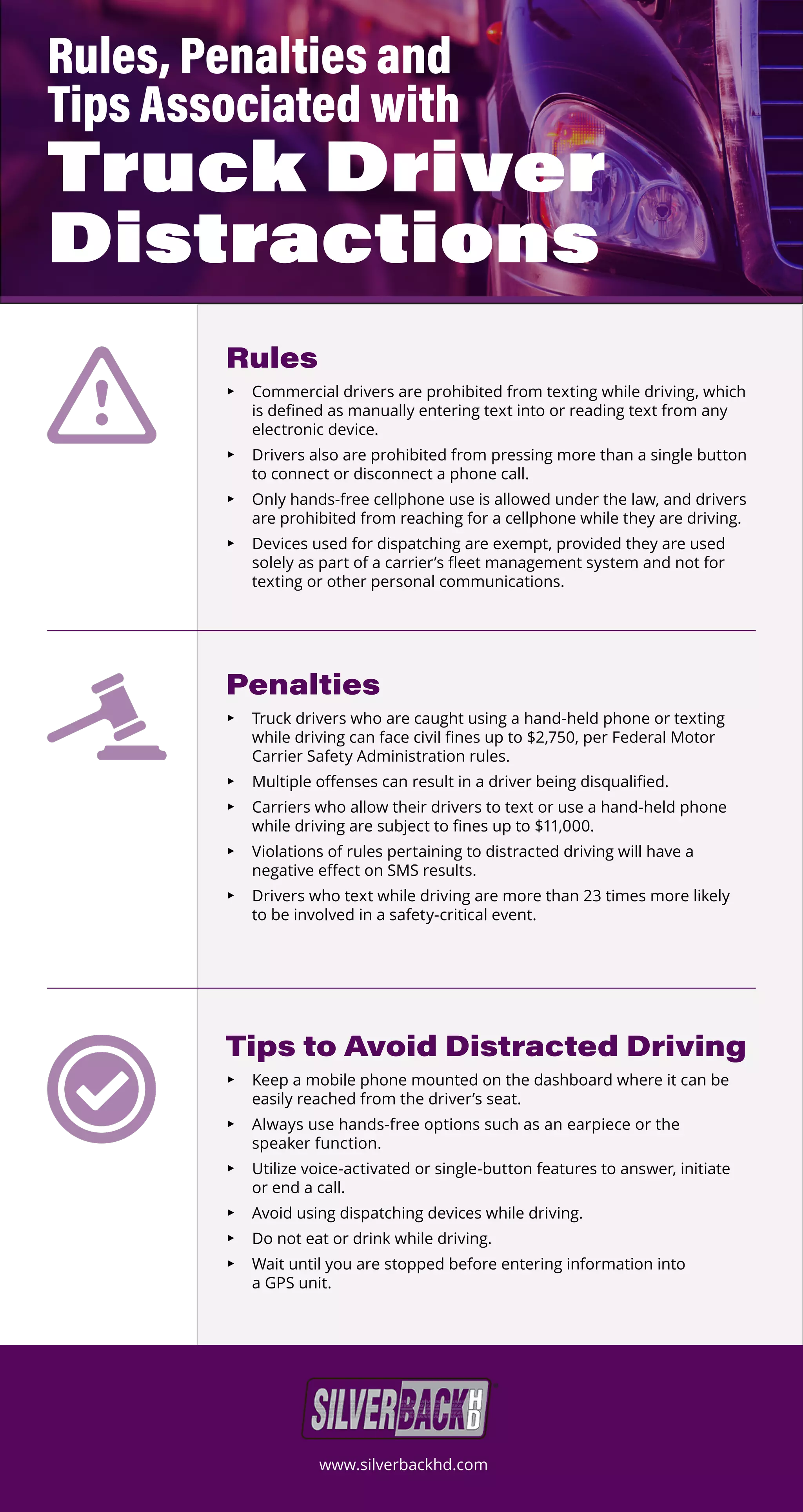 Truck Driver Distractions | PDF