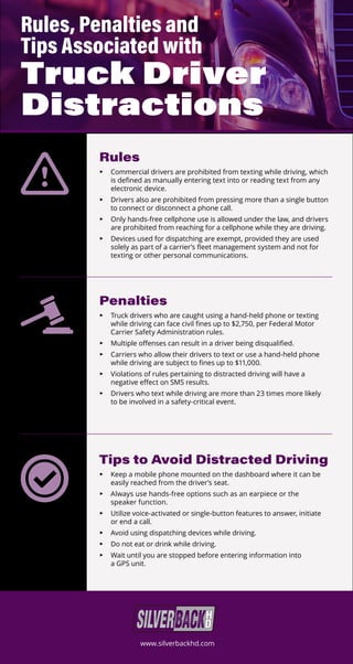 Truck Driver Distractions | PDF