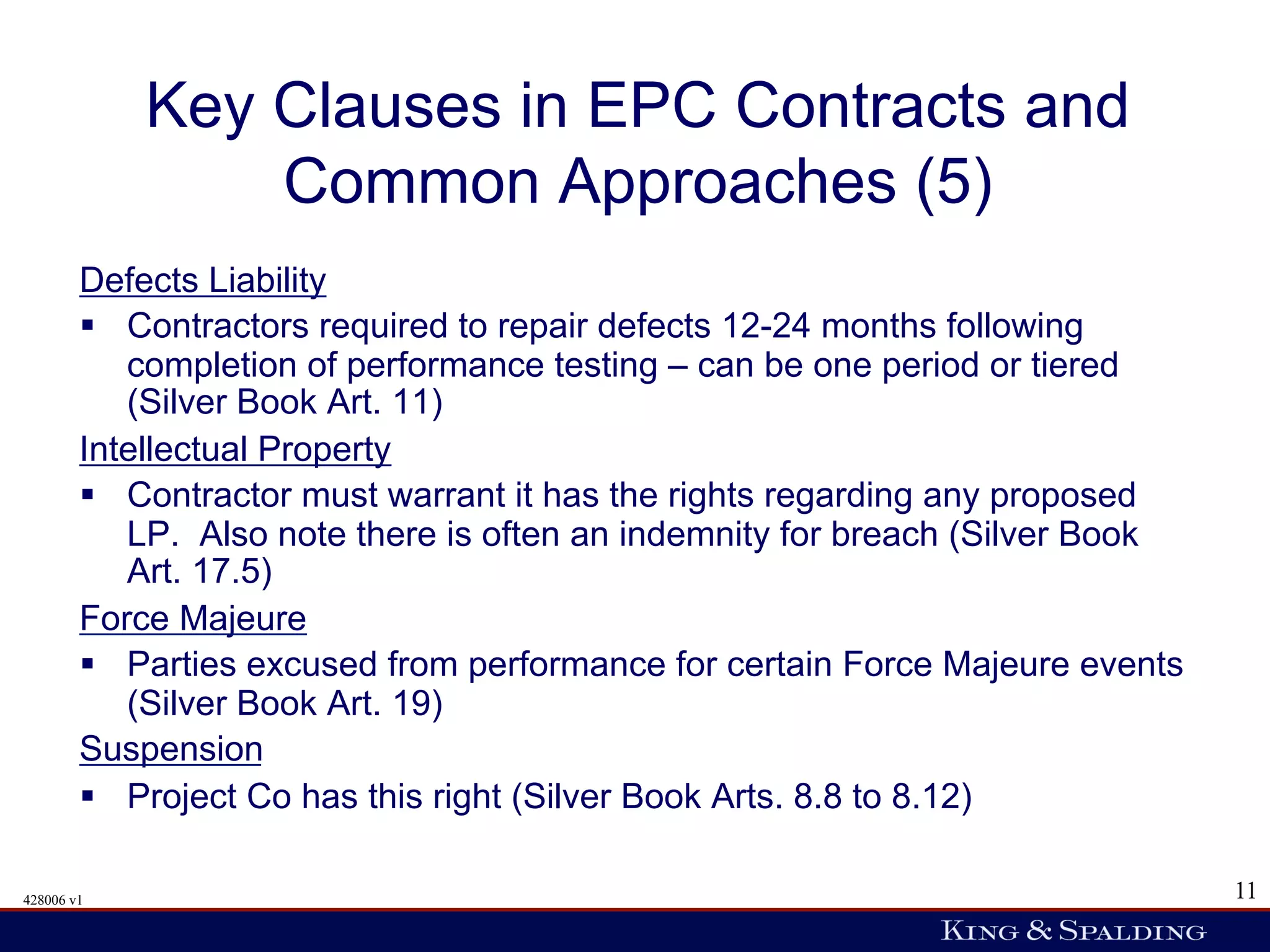 FIDIC SIlver Book in Power Projects | PDF