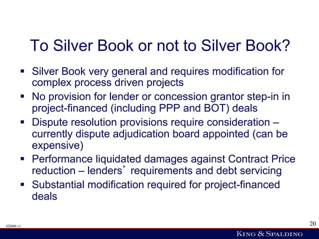 FIDIC SIlver Book in Power Projects | PDF