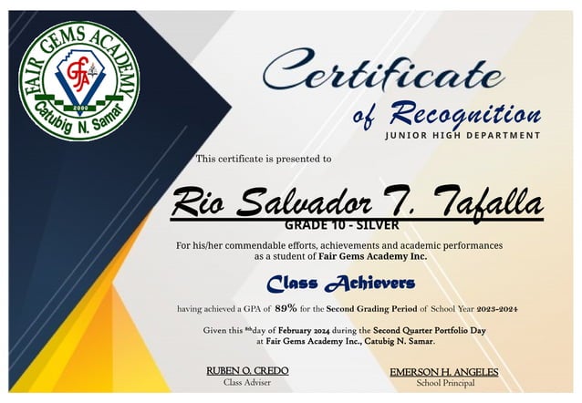 SILVER Class Achievers - Copy 12345.pptx