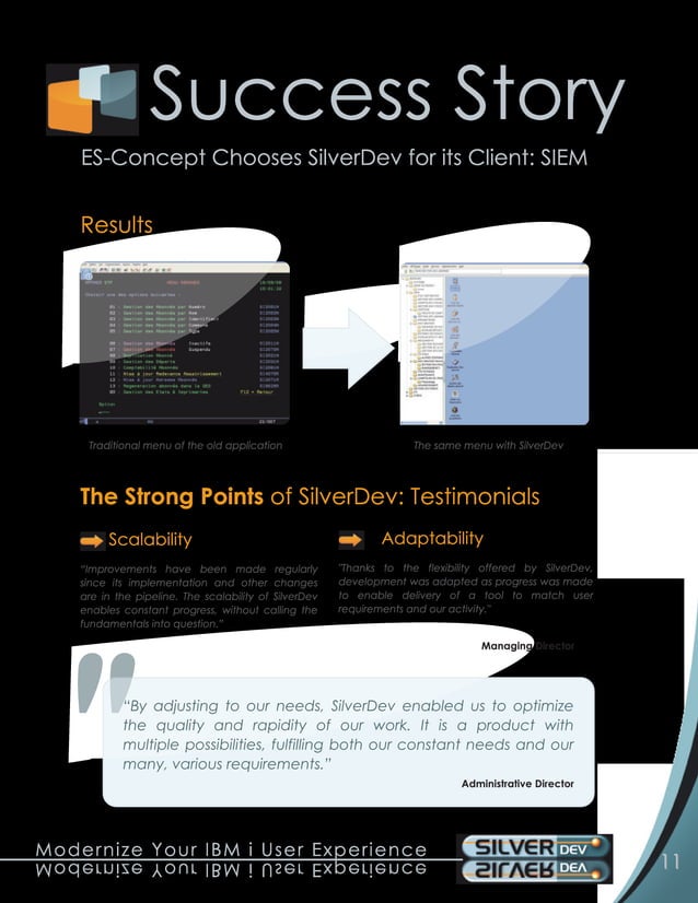 SilverDev: Modernize Your IBM i User Experience | PDF