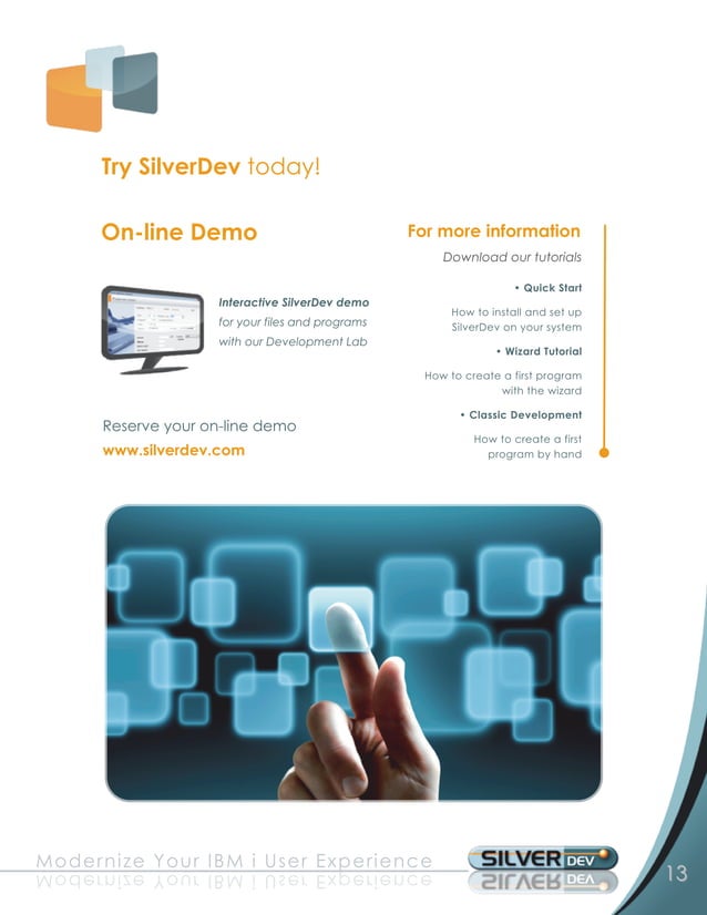 SilverDev: Modernize Your IBM i User Experience | PDF