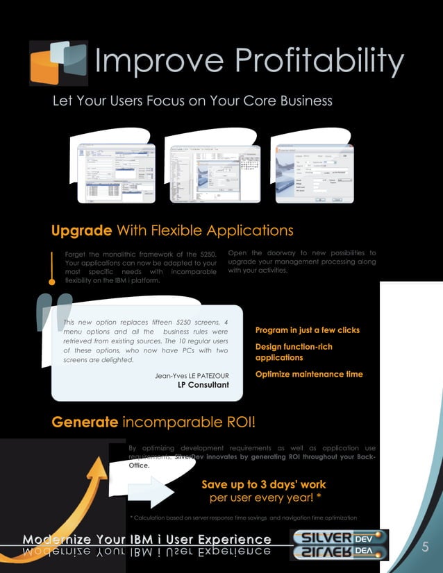 SilverDev: Modernize Your IBM i User Experience | PDF