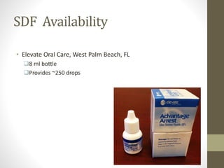 Silver diamine flouride | PPTX